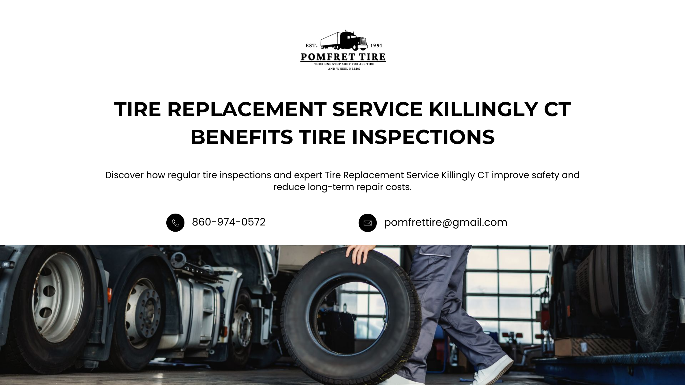 Tire Replacement Service Killingly CT - Benefits Tire Inspections